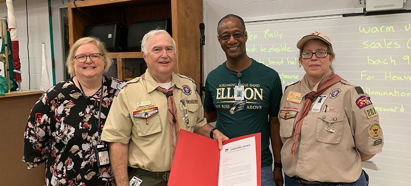 Four KISD Educators Surprised with Boy Scout Honor for Outstanding ...