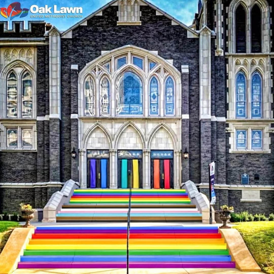 Dallas Church Paints Rainbow Steps After Governor Abbott Orders Removal ...