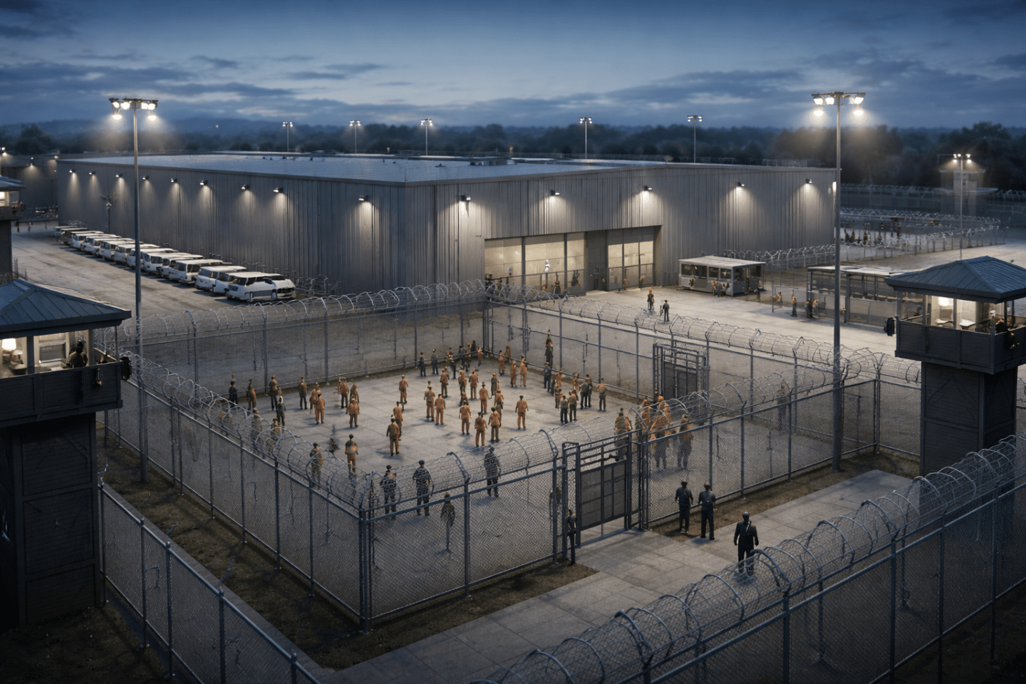 ICE considers warehouse-based detention system for up to 80,000 ...